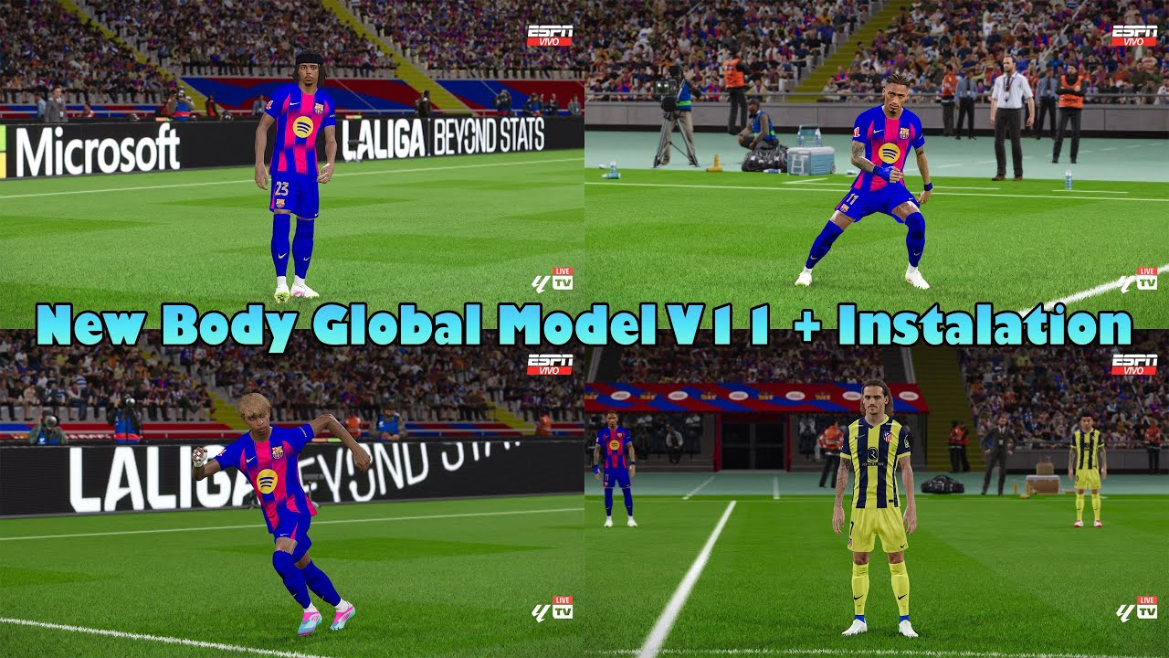 New Body Global Model V11 + Instalation - PES 2021 & Football Life 2025 ...