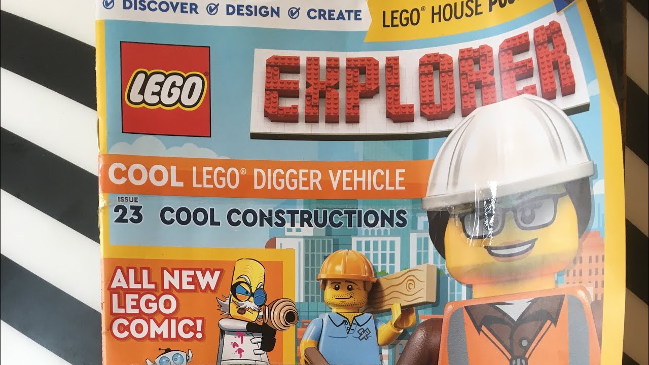Review and assembling Lego set 11965 with Lego Explorer Magazine issue ...