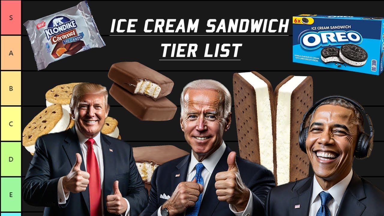 PRESIDENTS RANK ICE CREAM SANDWICHES - YouTube