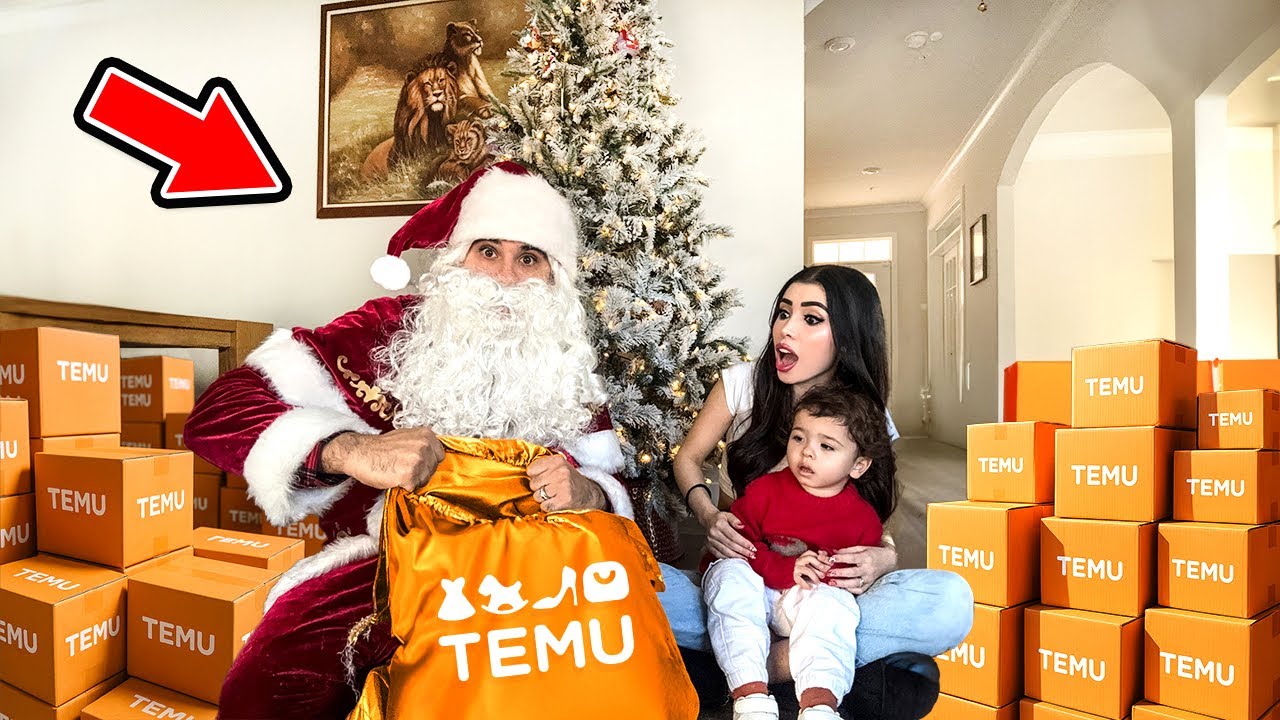 Santa Claus SURPRISED Us With The BEST GIFTS From TEMU! - YouTube