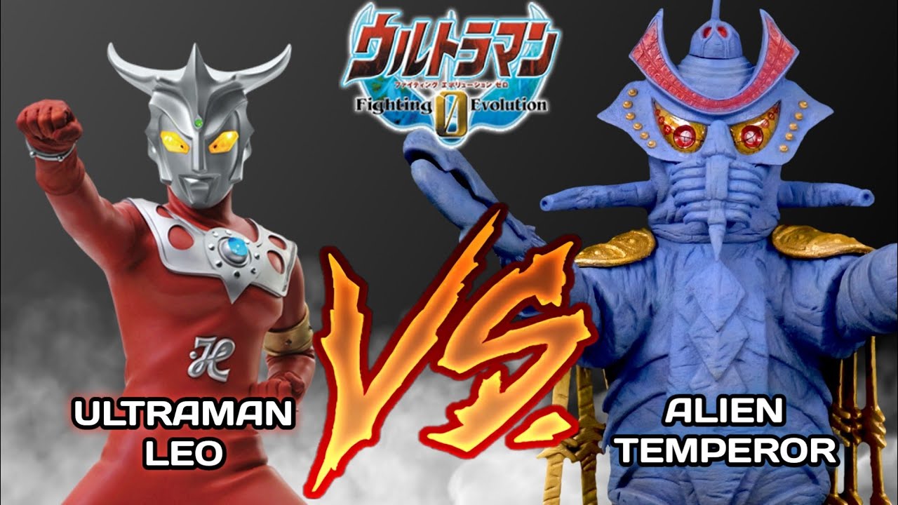 ULTRAMAN LEO VS ALIEN TEMPEROR || ULTRAMAN FIGHTING EVOLUTION 0 (PPSSPP ...