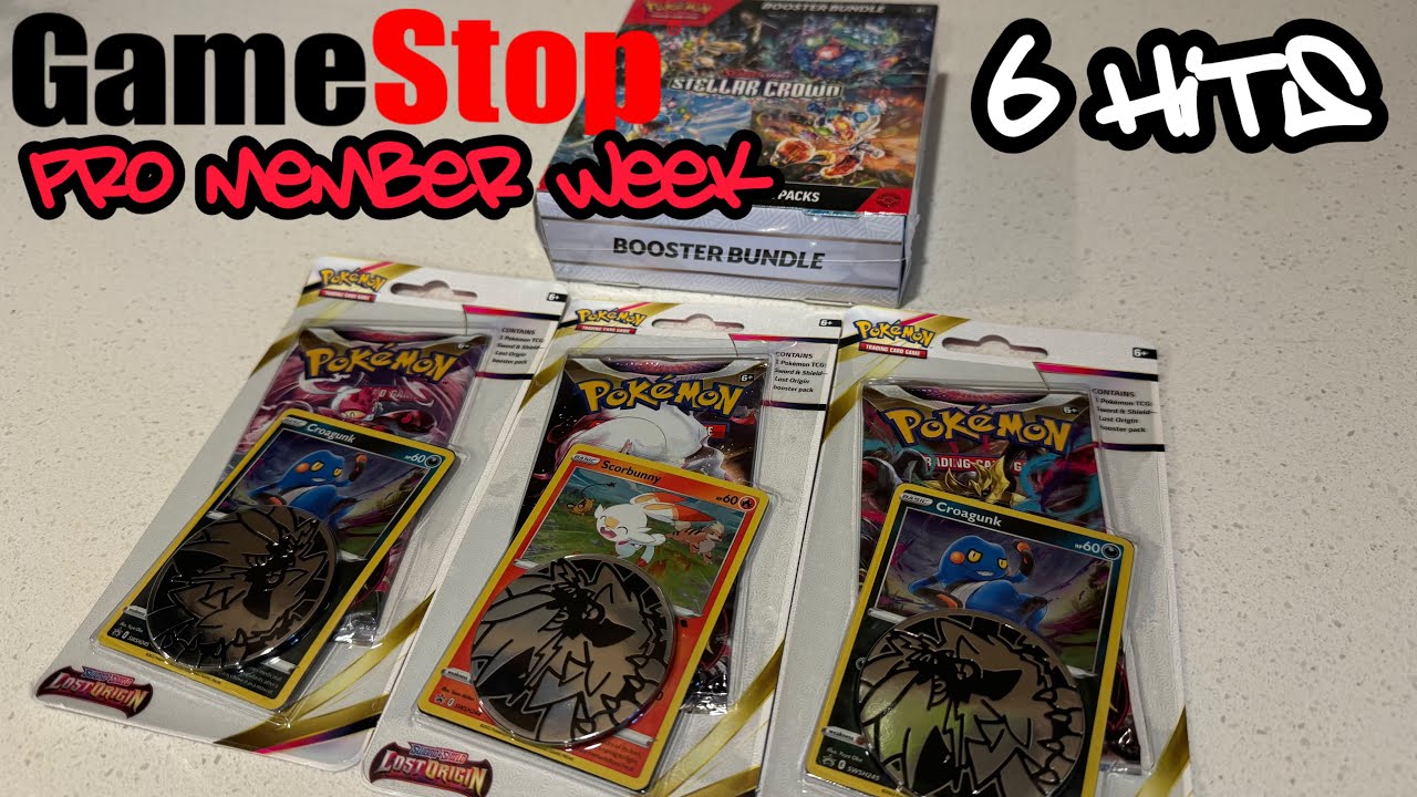 6 HITS! GameStop Pro Member Week Pokemon Haul - YouTube