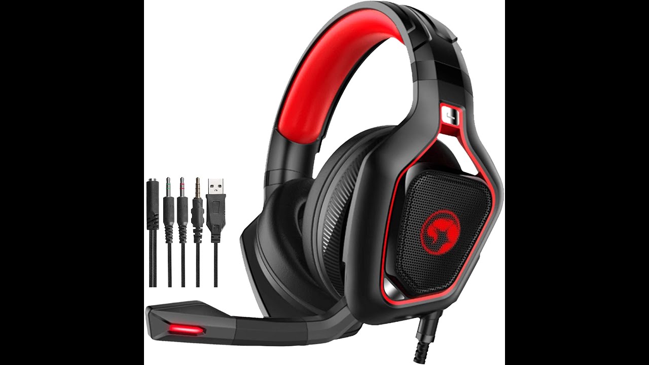 MARVO HG8960 Stereo Sound Gaming Headset, Excellent Bass and Clear ...