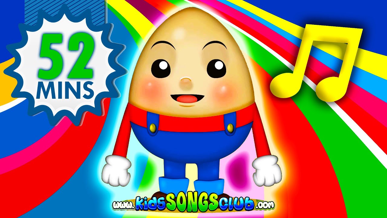 Humpty Dumpty English Nursery Rhymes + MORE Kids Songs Club NEW! High ...