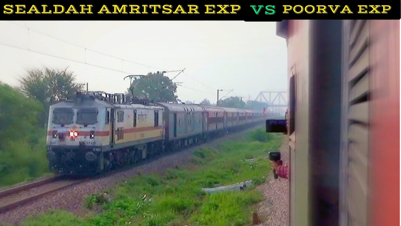 🔥 Ruthless Overtakes & Crossing ft. INDIAN RAILWAYS | Jalianwala Bagh ...