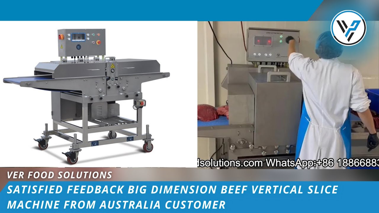 Satisfied Feedback Big Dimension Beef Vertical Slice Machine from ...