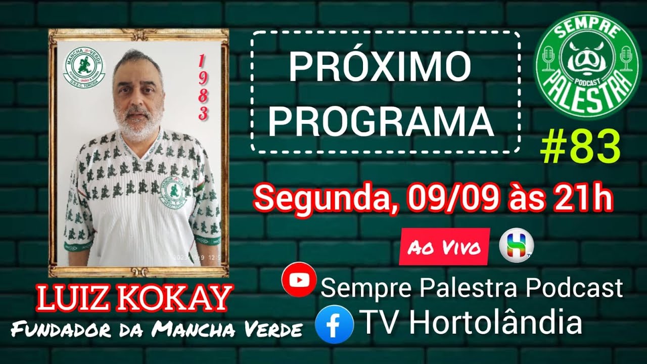 KOKAY DA MANCHA - FUNDADOR DA MANCHA VERDE - SEMPRE PALESTRA - YouTube