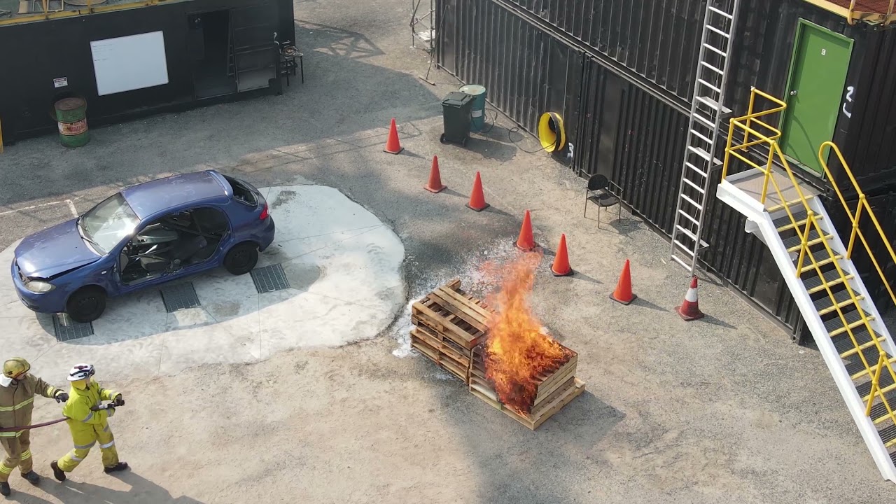 Saferight Fire & Mines Rescue Training Ground - YouTube