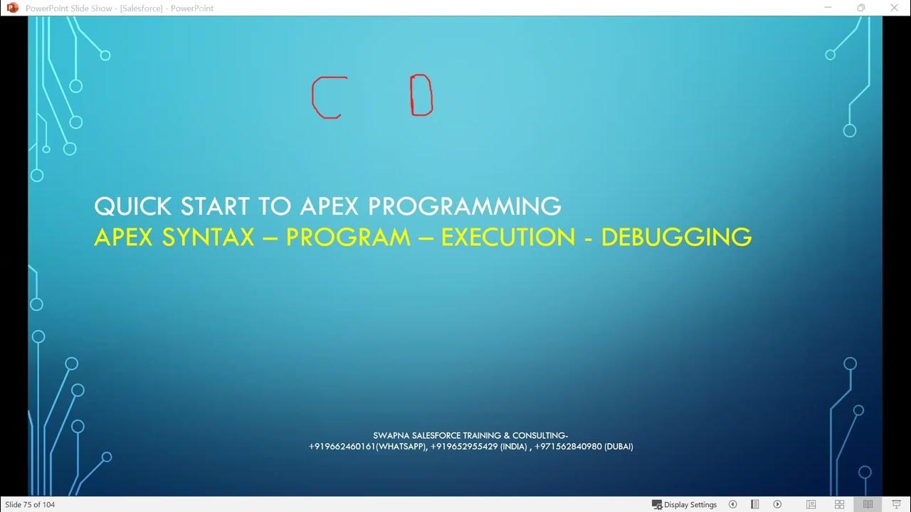 Leave Coding Phobia | Learn Writing Salesforce Apex Code in Easy Steps | Syntax | Code | Debug ...
