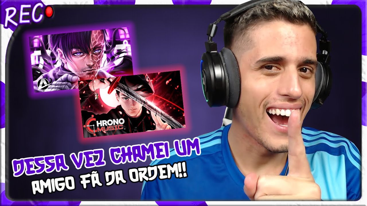 REACT 2 EM 1 Joui Jouki- MARCADO PELA MORTE | Chrono E ♪ Cesar/Kaiser | Angel of The Night ...