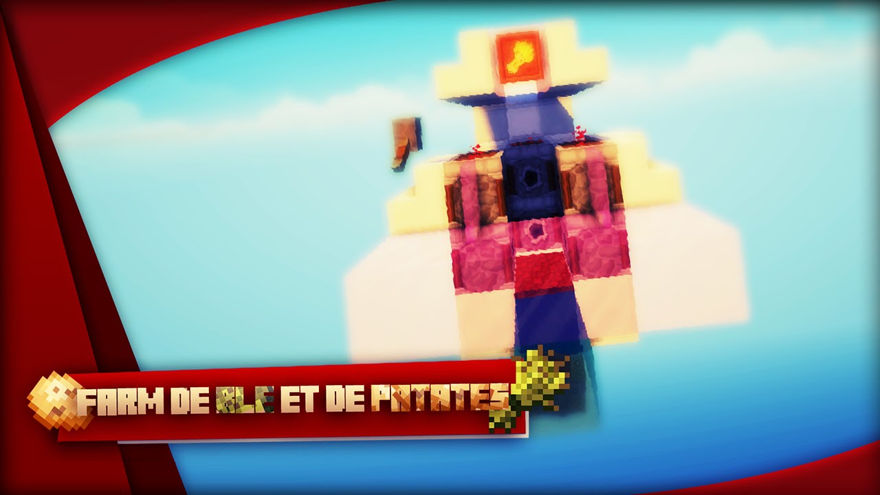 Minecraft - Farm de blé et de patates | Tuto - YouTube