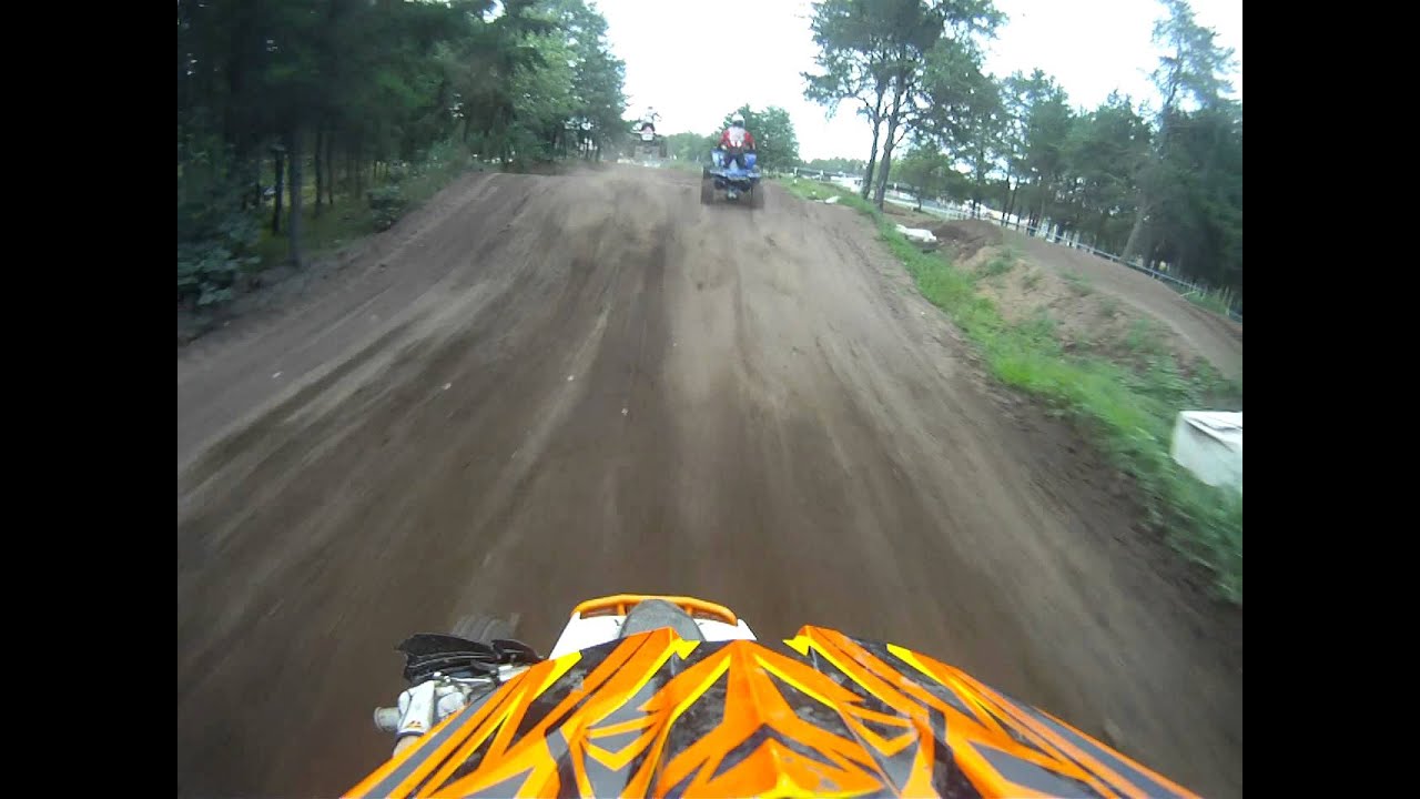 Pine Ridge Raceway ATV Motocross Helmet Cam- Practice - YouTube
