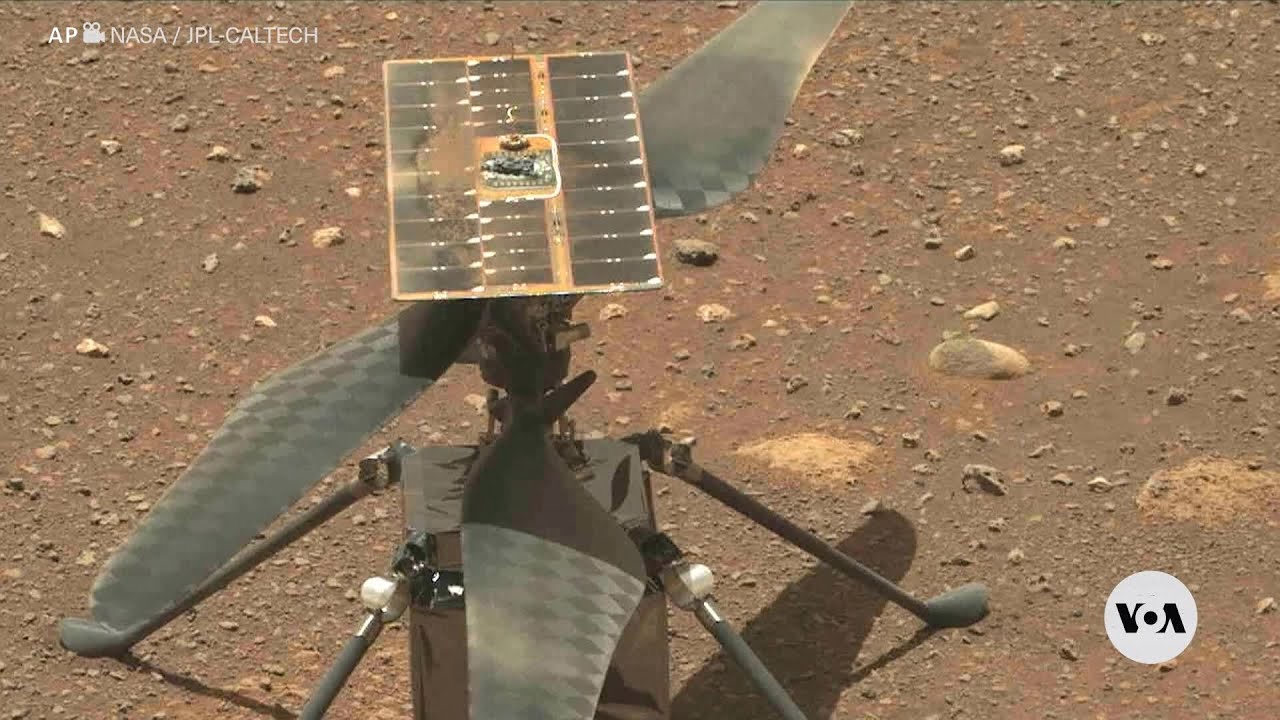 NASA's Tiny Helicopter on Mars Makes Final Flight | VOANews - YouTube
