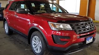 2017 Red  Ford Explorer 4WD 4 Door Sport Utility Review | Prince George Motors