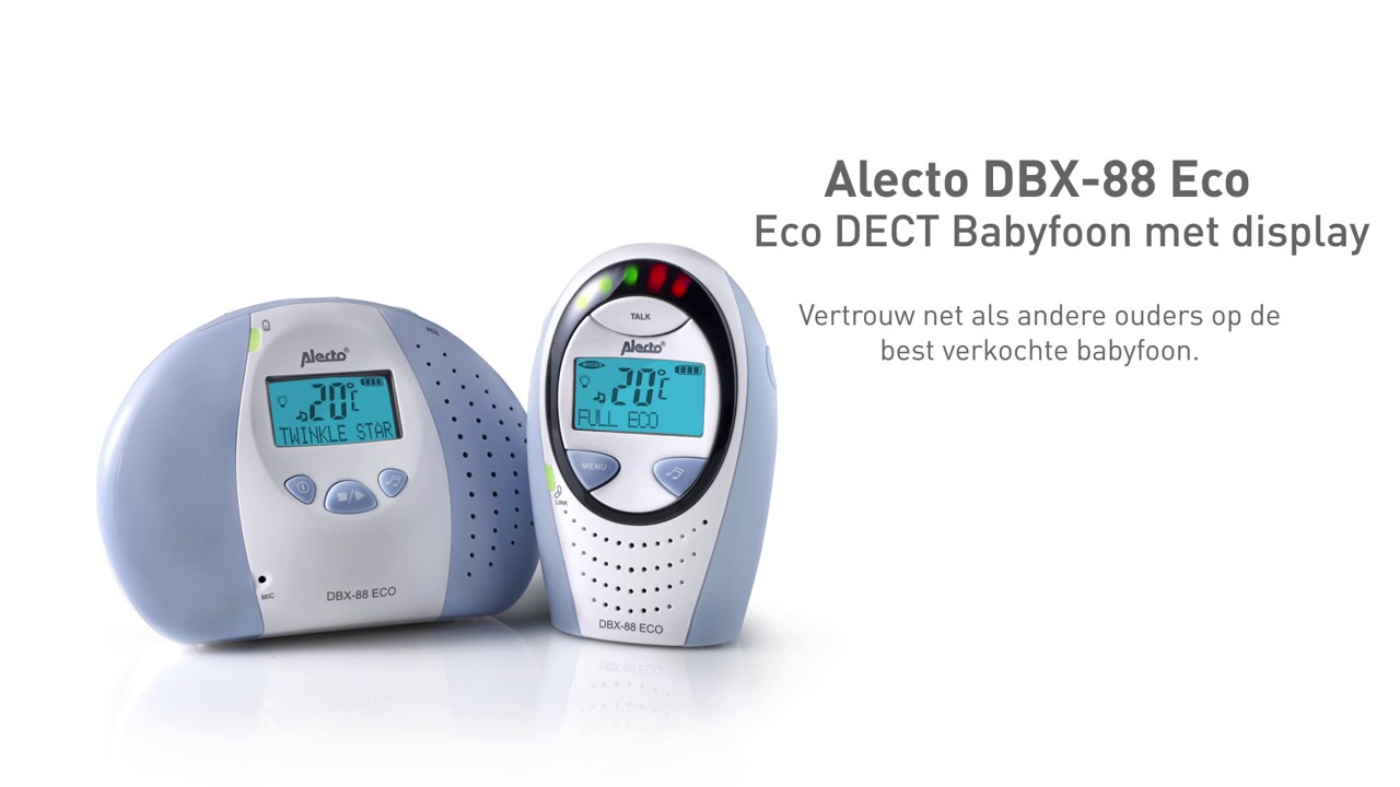 Alecto babyfoon DBX-88 ECO - YouTube