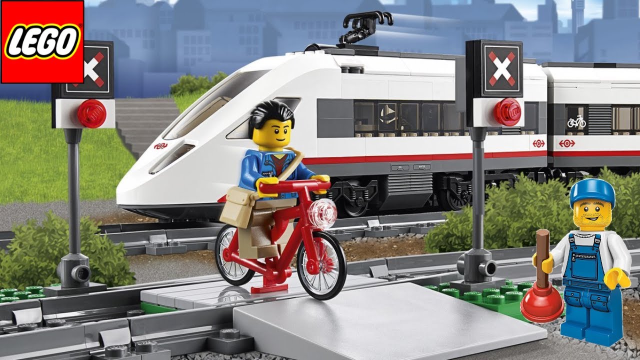 LEGO 60051 High speed Passenger Train Speedbuild - YouTube