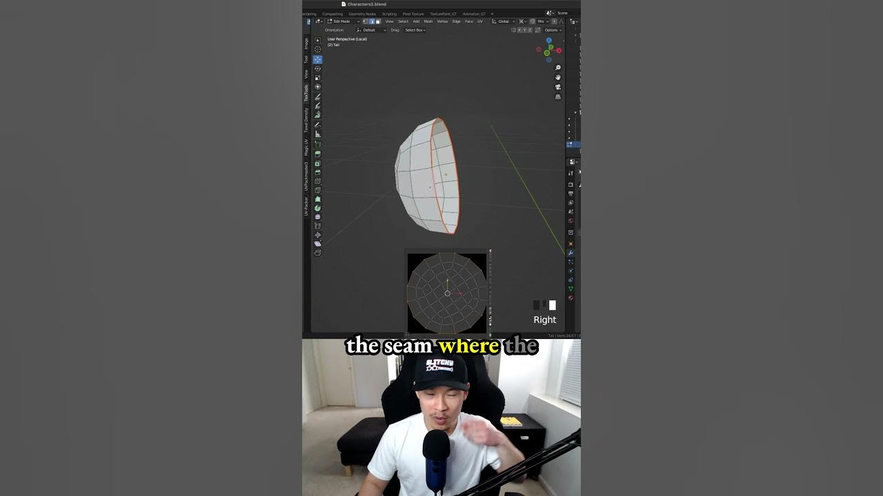 Optimize UV Unwrapping for High-Quality Textures - 3d game character in Blender - 3.5 Raz the ...