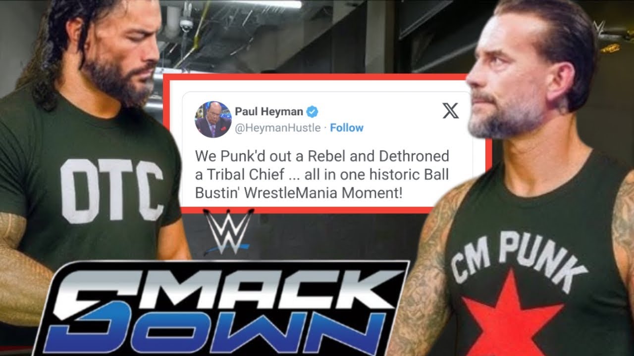ROMAN REIGNS & CM PUNK EXPLODE Over Heyman's Tweet! Tribal Chief ...