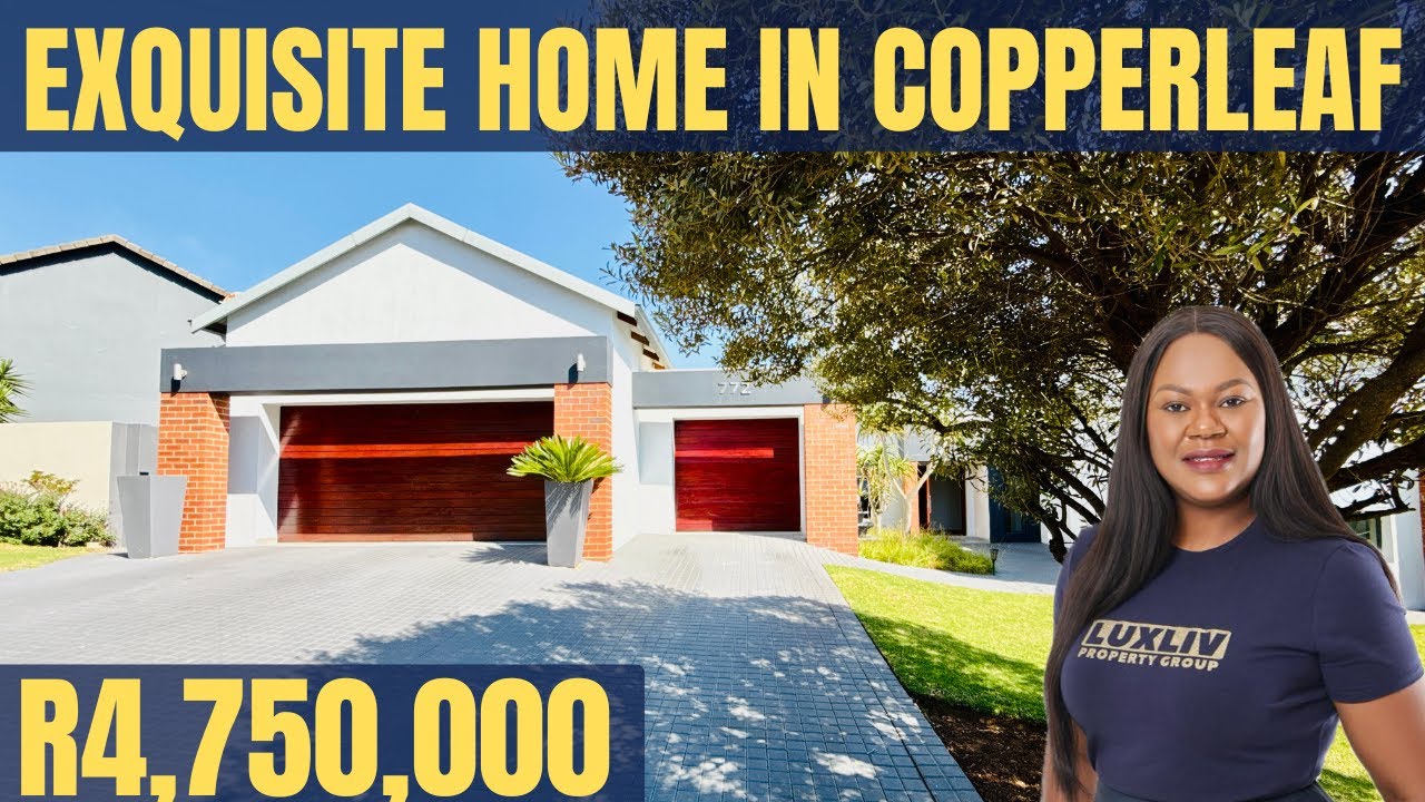 Modern | Solar | Secure | R4,750,000 Family Home on Copperleaf’s Green Belt - YouTube