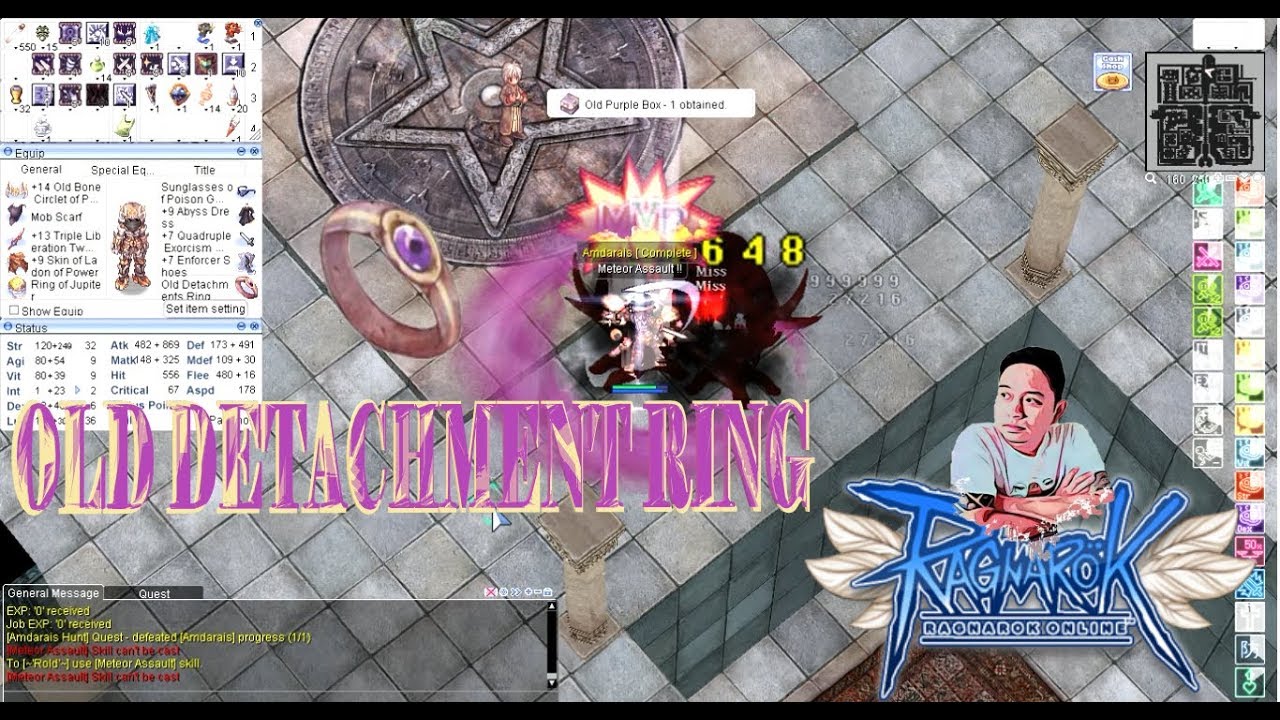 iRO - GX Meteor Assault Showcase (ODR) Old Detachment Ring - YouTube