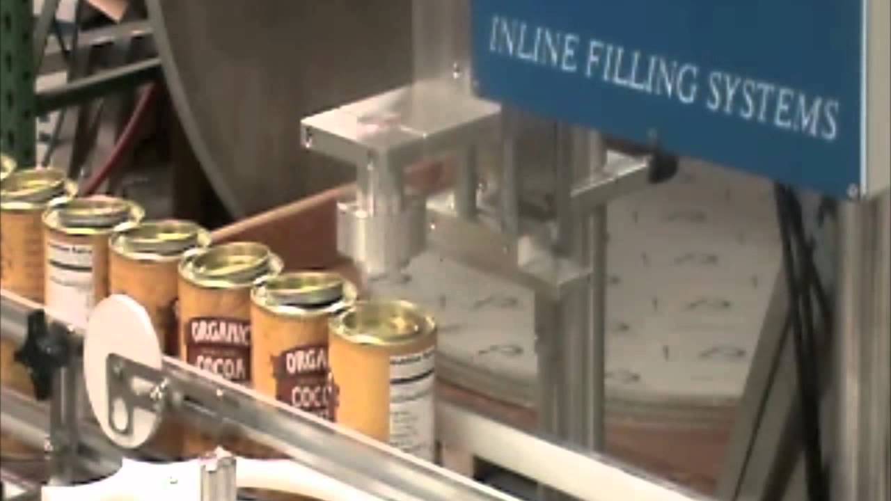 Lid Plugging Machine - YouTube