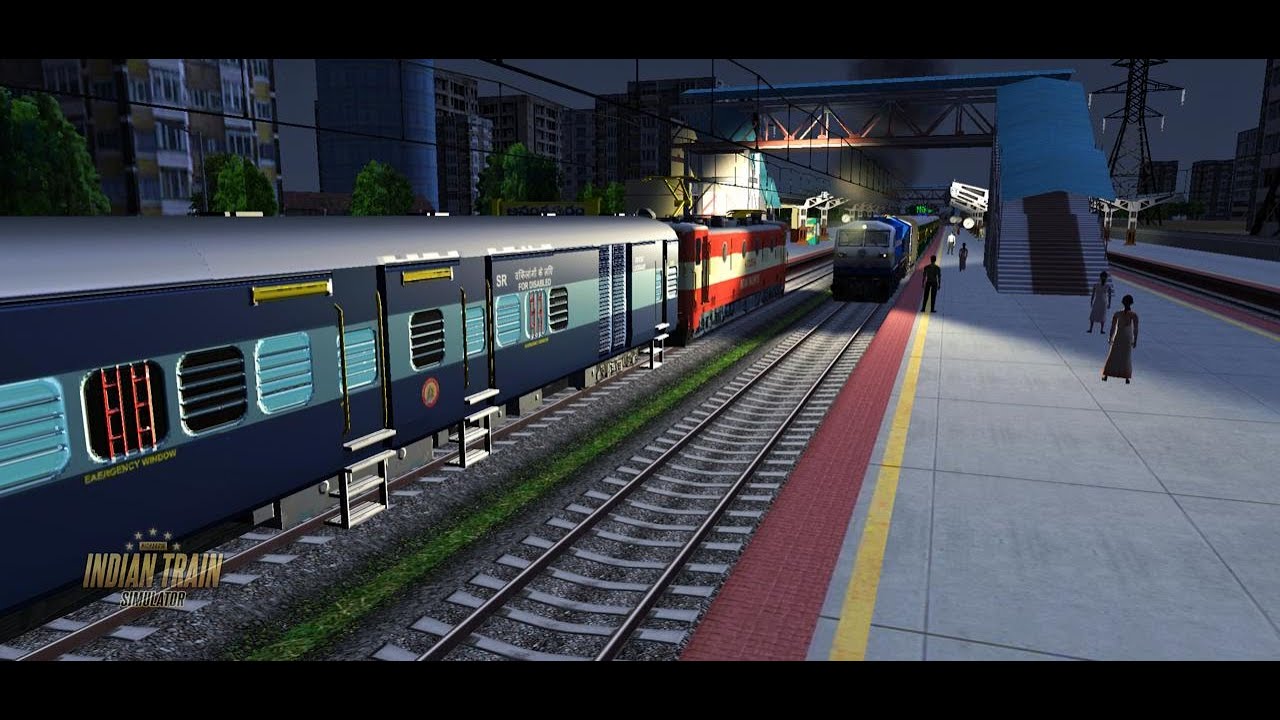 Udyan Express (11302) Train Journey from Bangalore to Mumbai in Indian Train Simulator - YouTube