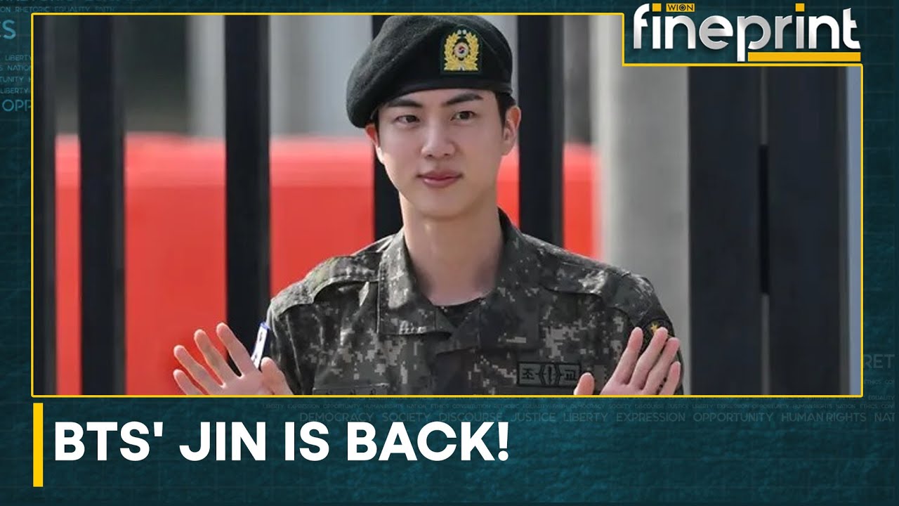 BTS member Jin officially discharged from military | WION Fineprint ...