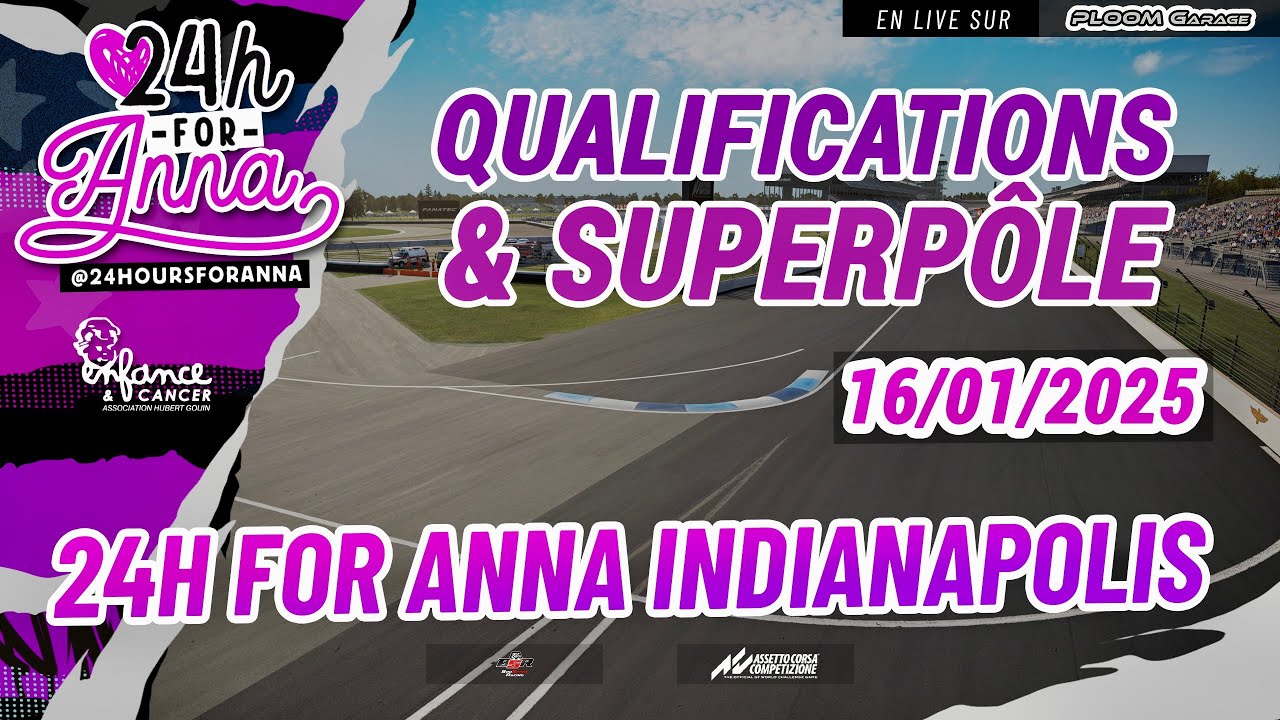 24h For Anna 2024-25, ACC Crossplay, Qualifications + Superpôle - YouTube