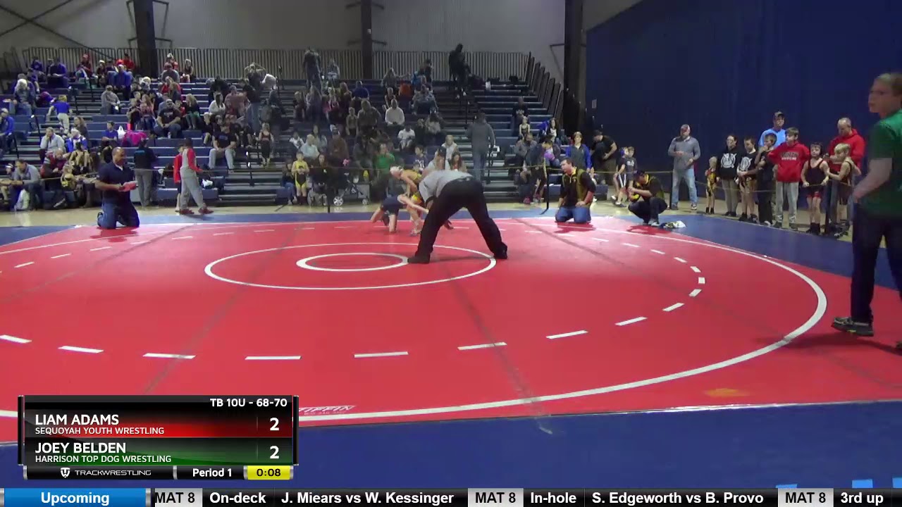 TB 10U 68-70 Joey Belden Harrison Top Dog Wrestling Vs Liam Adams ...