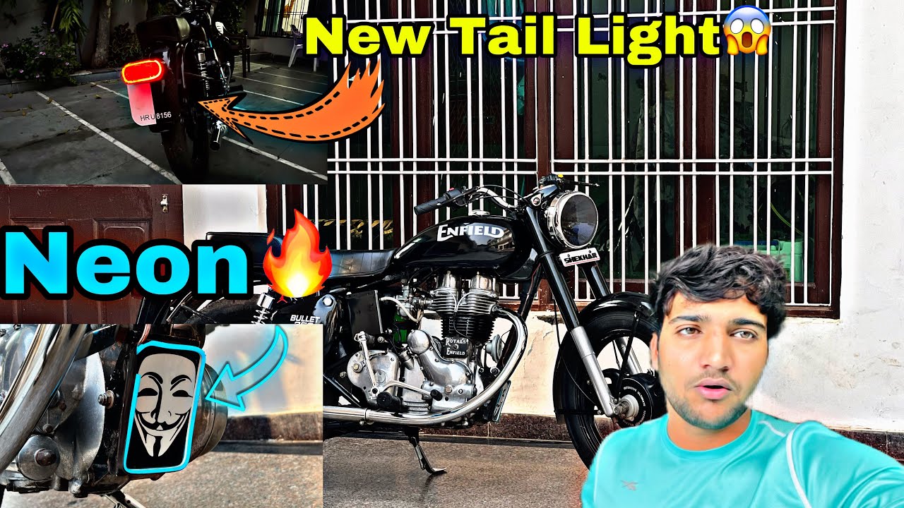 Olde model Bullet New Tail Light🔥😱|| Finally 1985 model Bullet के लिये ...