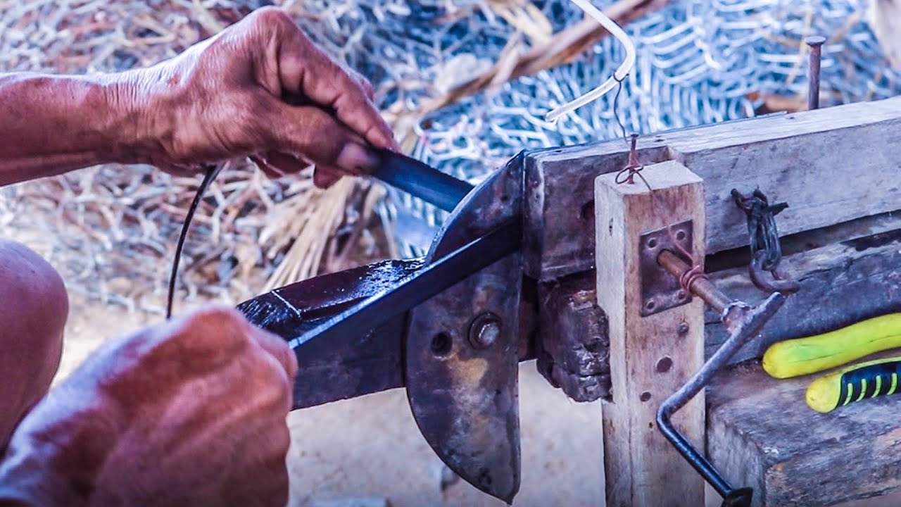 How To Make Rope Or Homemade String From Tire - YouTube
