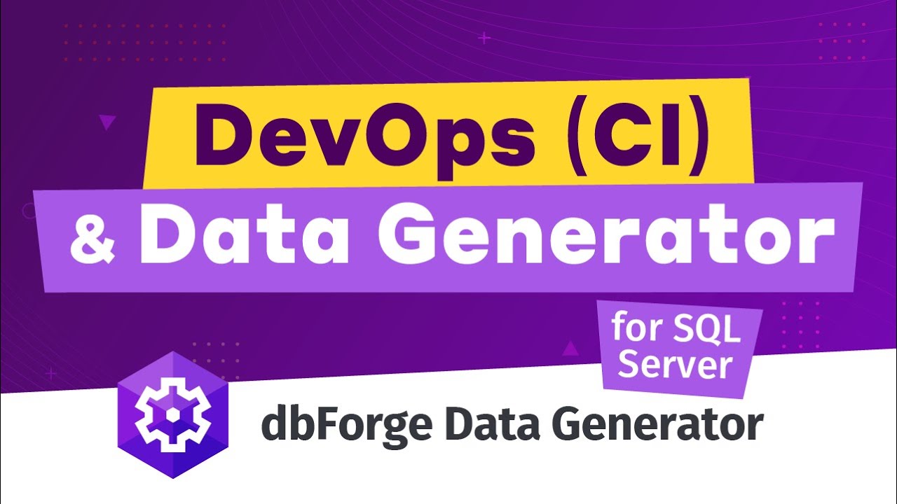 Test Data Generation In The Continuous Integration And Deployment Test Data Generation In The Continuous Integration And Deployment