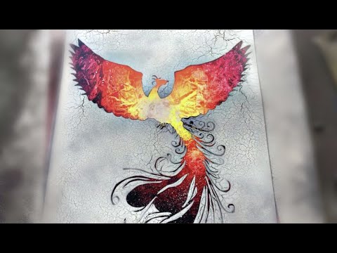 SPRAY PAINT ART - Phoenix - YouTube