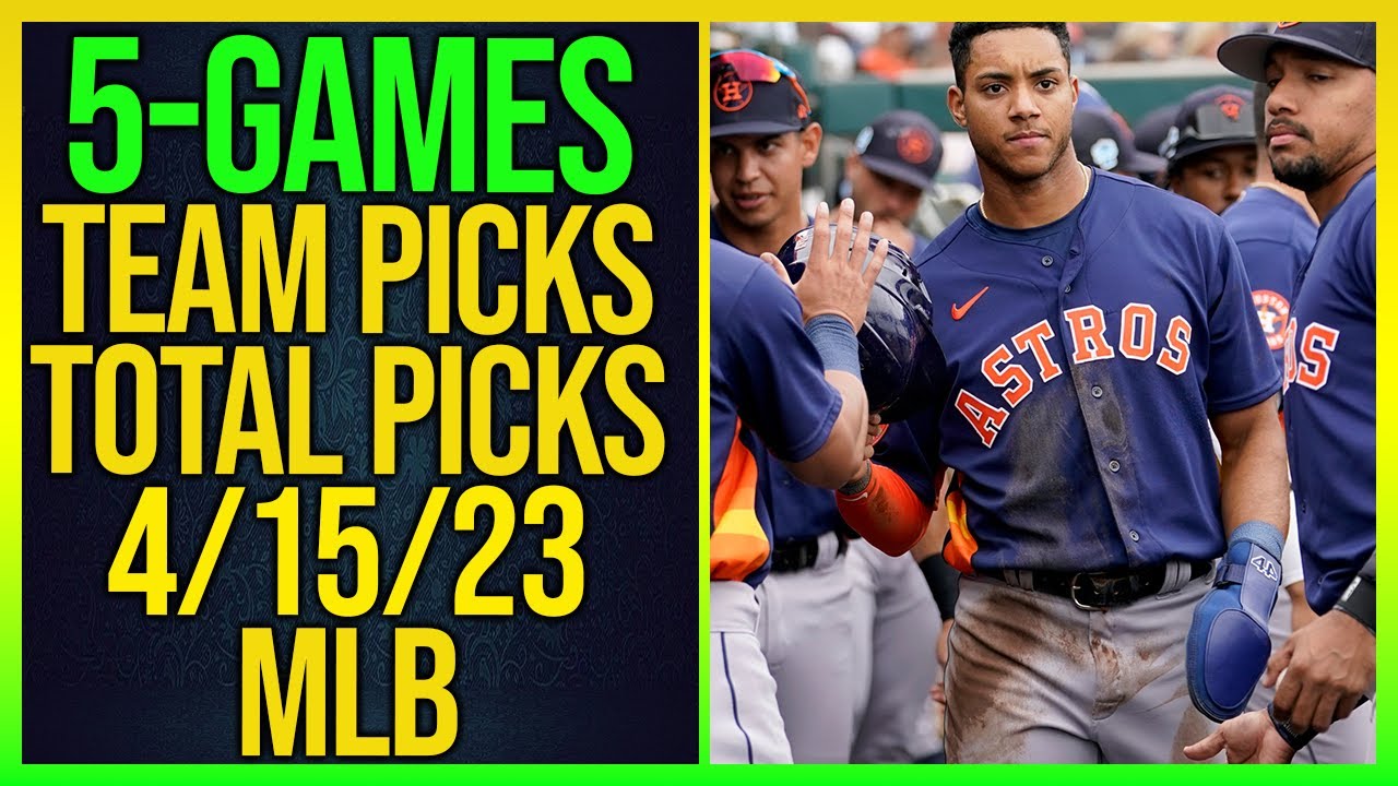 Free MLB Picks Today 4/15/23 MLB Picks and Predictions - YouTube