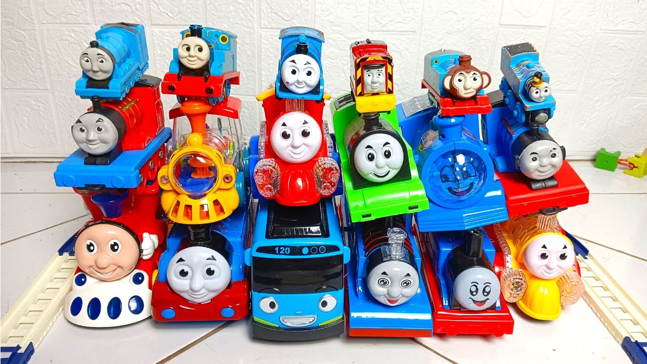 Merakit Mainan Kereta Api Thomas and Friends, thomas robot, gear train ...