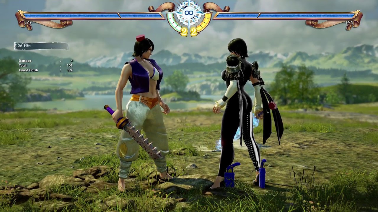 SC6 Ivy soul charge wall combos - YouTube