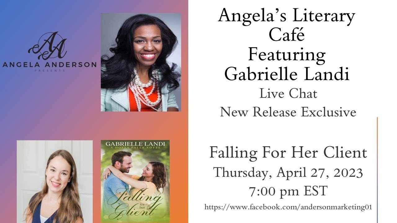 Angela's Literary Cafe' with Gabrielle Landi - YouTube