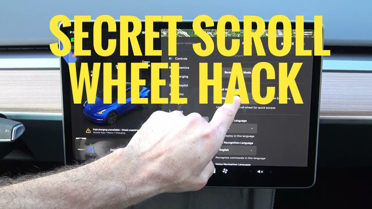 Tesla's HIDDEN Scroll Wheel Trick You NEED to Try! - YouTube