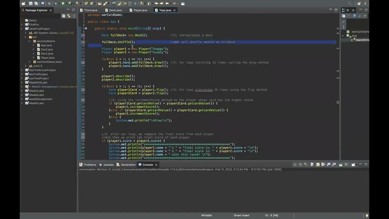 Java Week 6 Final Project - YouTube