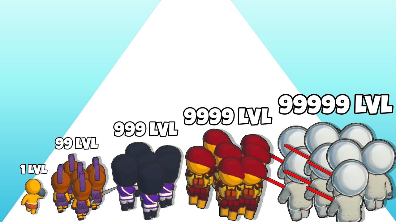 LEVEL UP Human In Timeline Up Game - YouTube