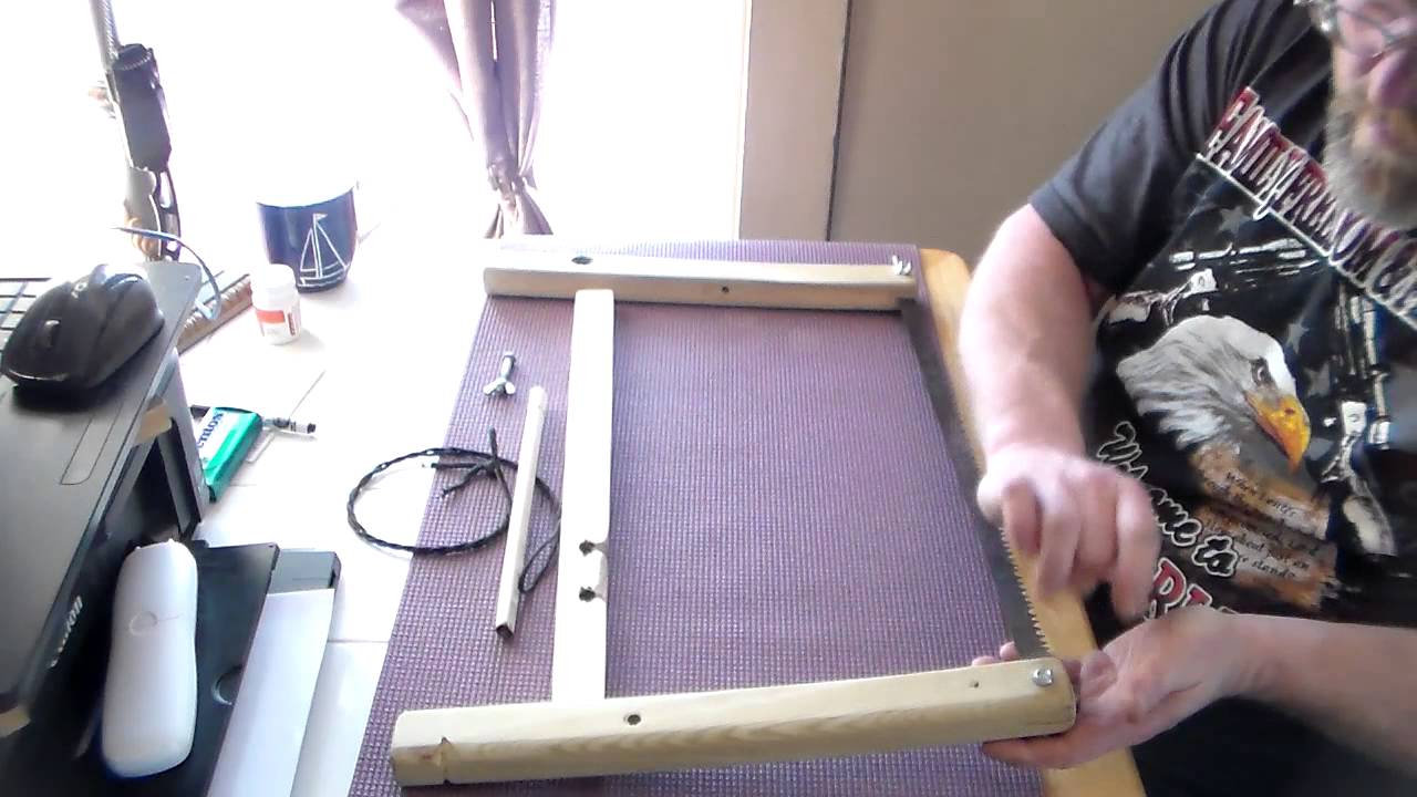 Bushcraft Bucksaw - Bow Drill Kit ! - YouTube