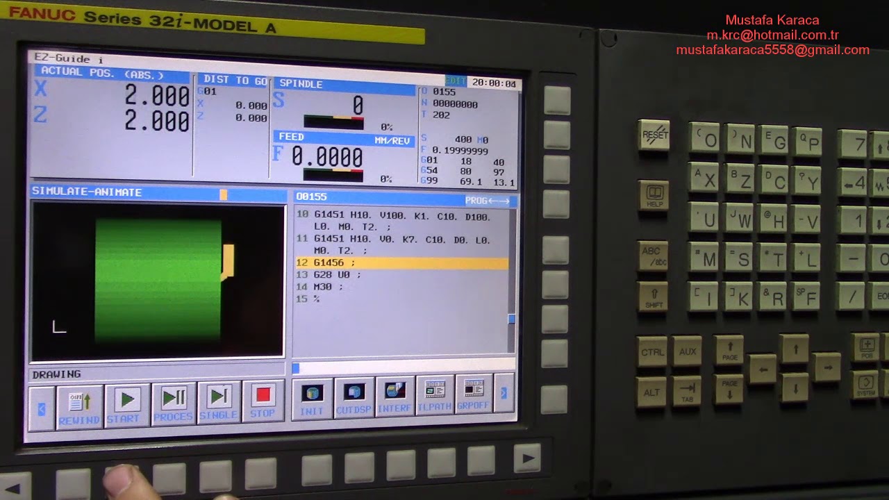 Fanuc Manuel Guide Simülasyon Özellikleri (Videolu eğitim setimden ...