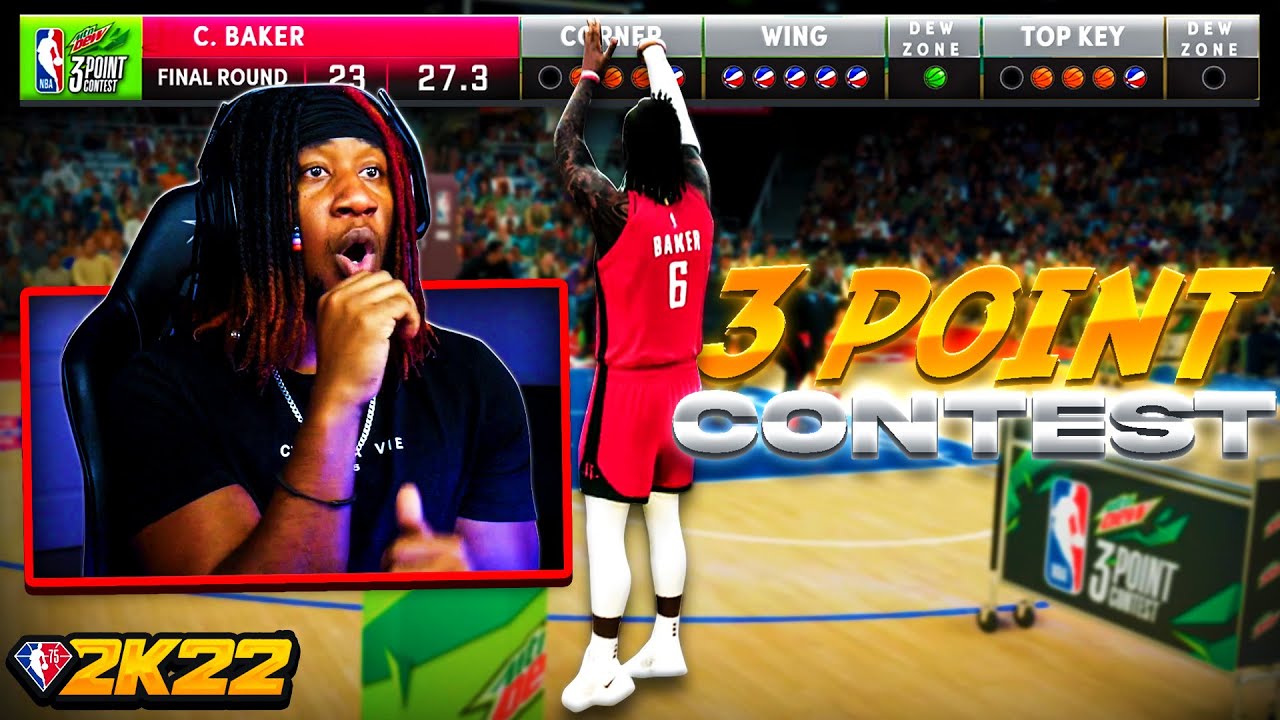 I HAD TO HIT EVERY 3 TO WIN! All-Star Weekend 3 POINT CONTEST! NBA 2K22 ...