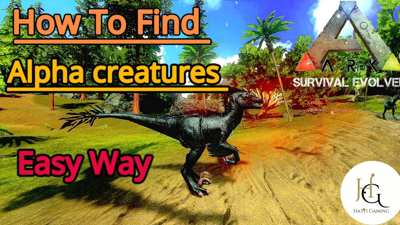 How To Find Alpha Dinos In ARK Mobile | Alpha Rex | Alpha Carno | Alpha ...
