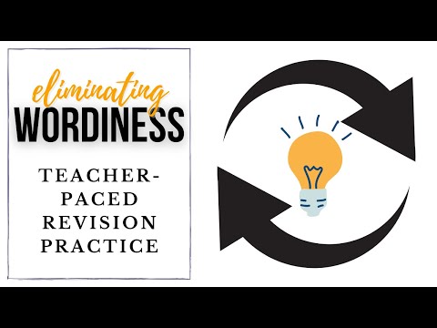 Eliminating Wordiness and Redundancy in Writing - YouTube