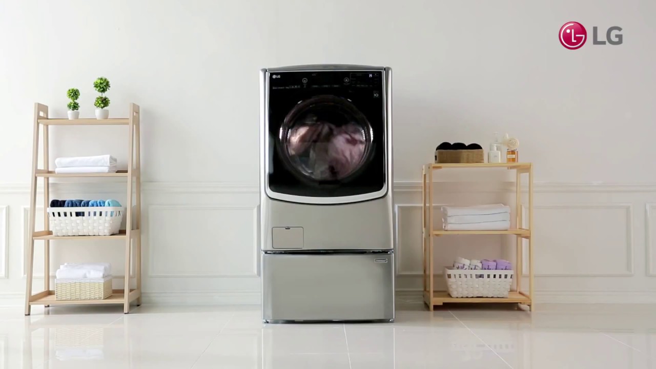 LG TWINWash™ Washing Machine User Scene Video - WASH TWO LOADS AT THE ...