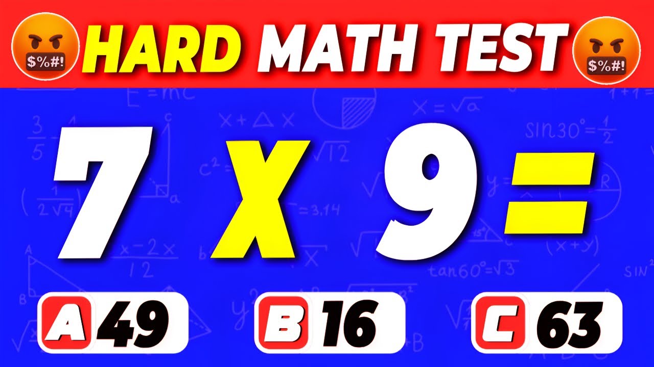 Math Quiz -Can You Score 100%? - YouTube