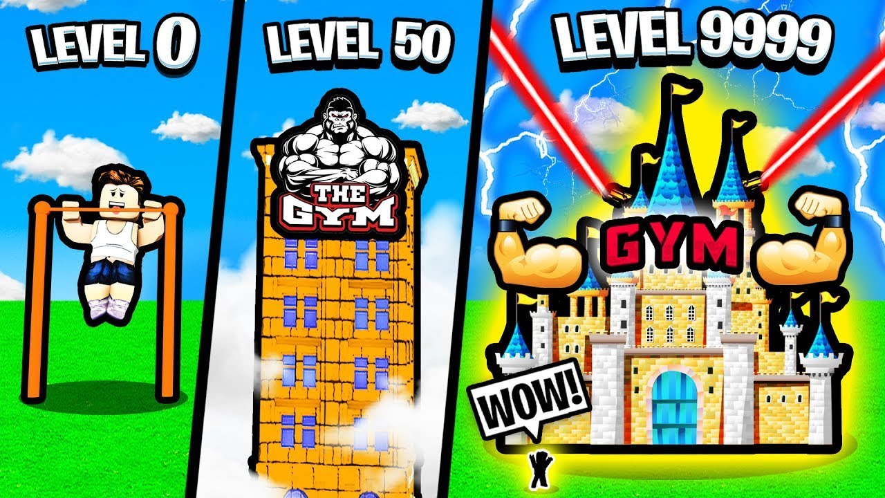 BUILDING MAX LEVEL GYM TYCOON in Roblox I Roblox I gym tycoon roblox ...
