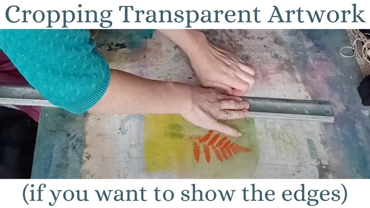 Cropping Tissue Paper Artwork - YouTube