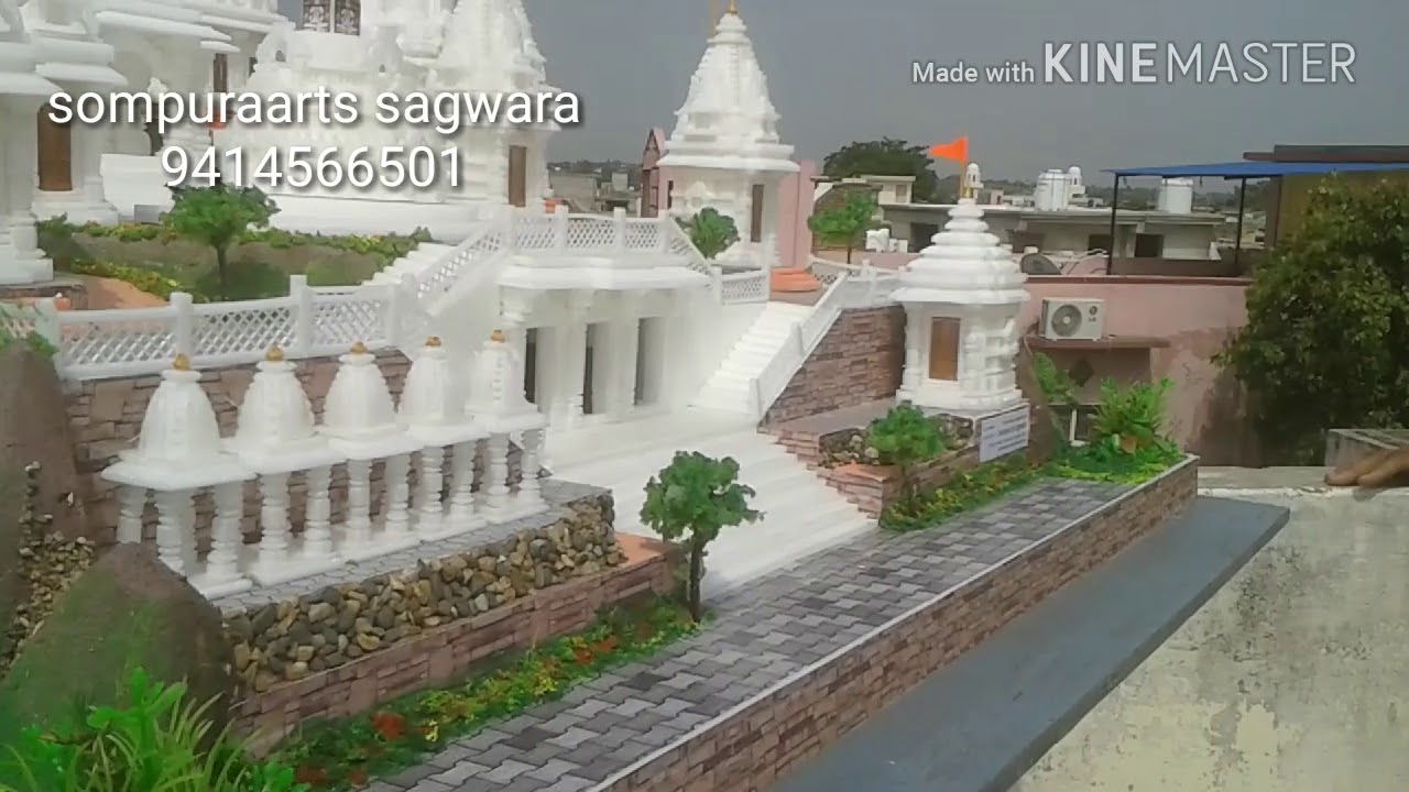 Jain temple model - YouTube